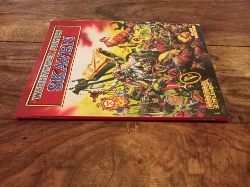 Warhammer Armies Skaven Army Book Games Workshop 1993 – AllRoleplaying.com