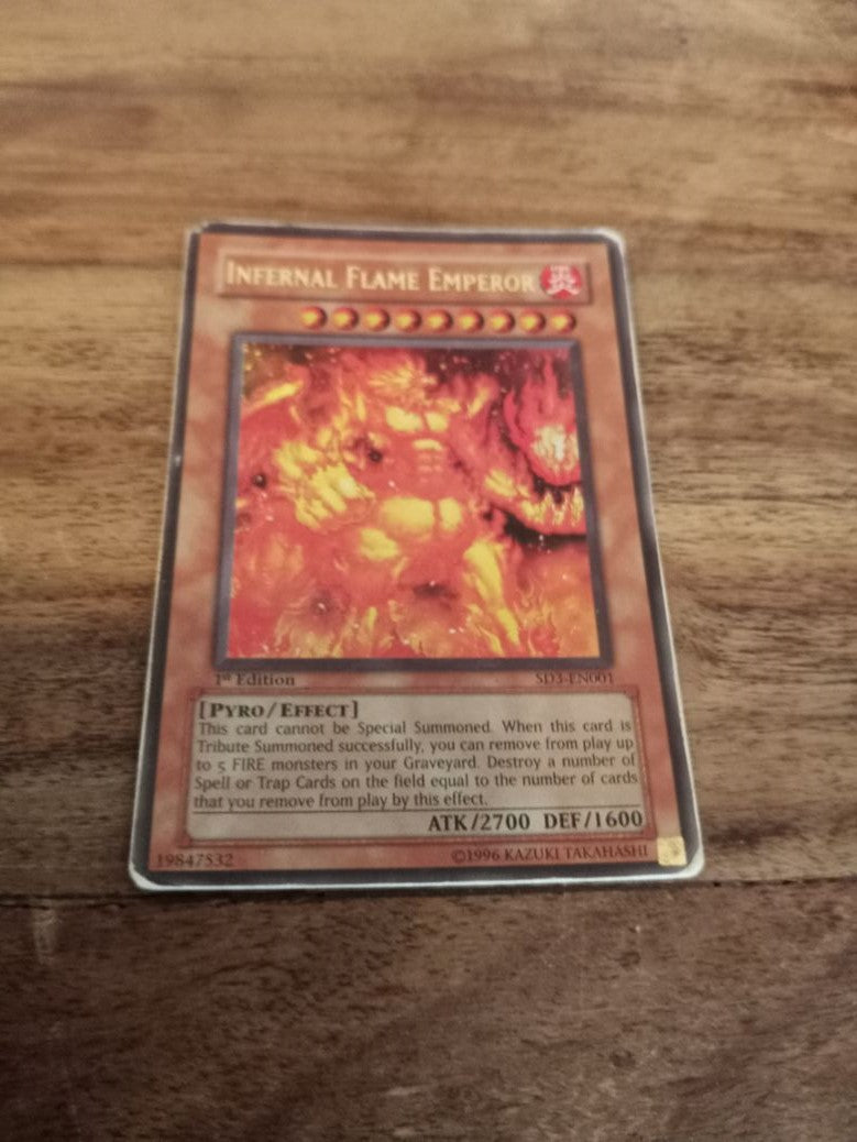 Yu-Gi-Oh! Infernal Flame Emperor SD3-EN001 – AllRoleplaying.com