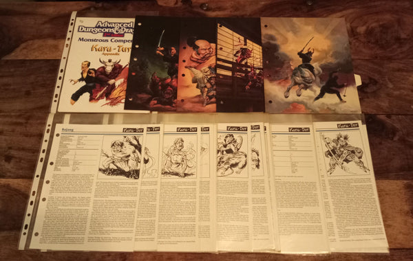 Kara Tur Monstrous Compendium Appendix Tsr 2116 Adandd 2nd Ed Mc6 1990