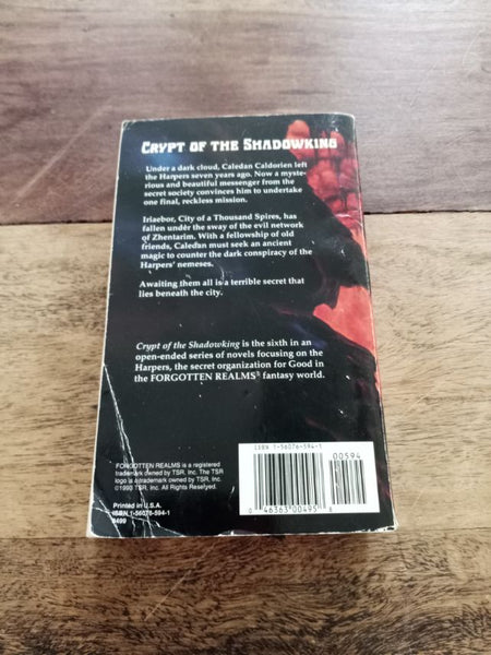 Forgotten Realms Crypt of the Shadowking TSR 8499 The Harpers #6 1993 ...