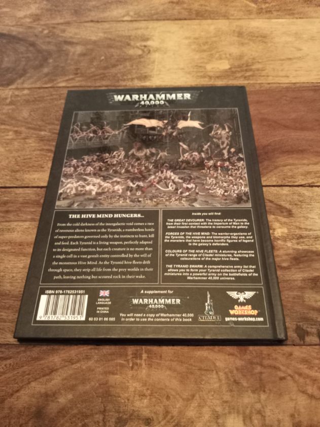 Warhammer 40k Codex Tyranid Army Book Hardcover 8th Ed 2017 ...