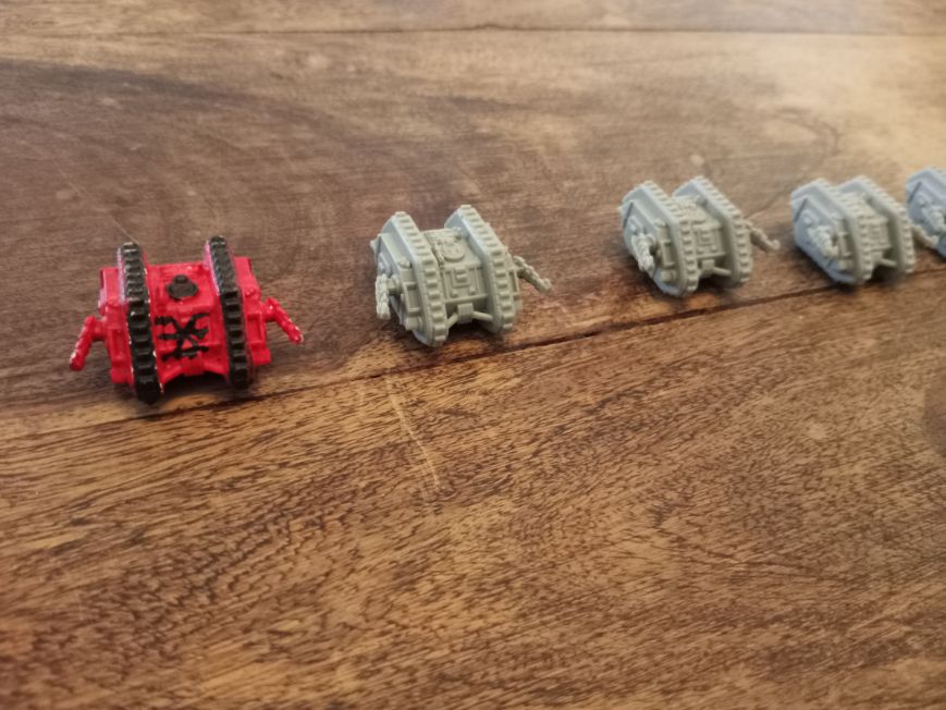 Warhammer 40K Epic Space Marine Land Raider Tanks x5 Games Workshop ...