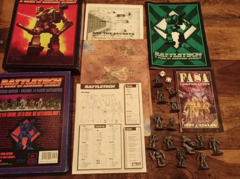 Battletech Core Box Set Battletech 3rd Ed FASA 1994 – AllRoleplaying.com