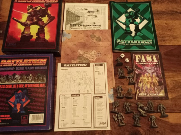 Battletech Core Box Set Battletech 3rd Ed FASA 1994 – AllRoleplaying.com