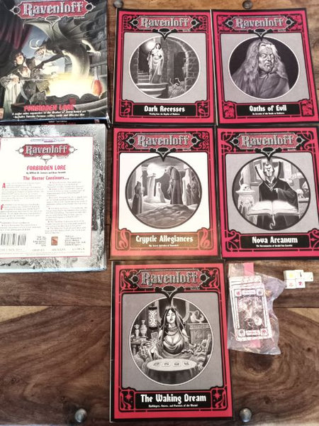 Ravenloft Forbidden Lore Box Set TSR #1079 AD&D 1992 – AllRoleplaying.com